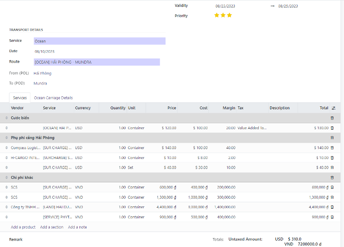 Solutions for Freight Forwarder | SotaERP